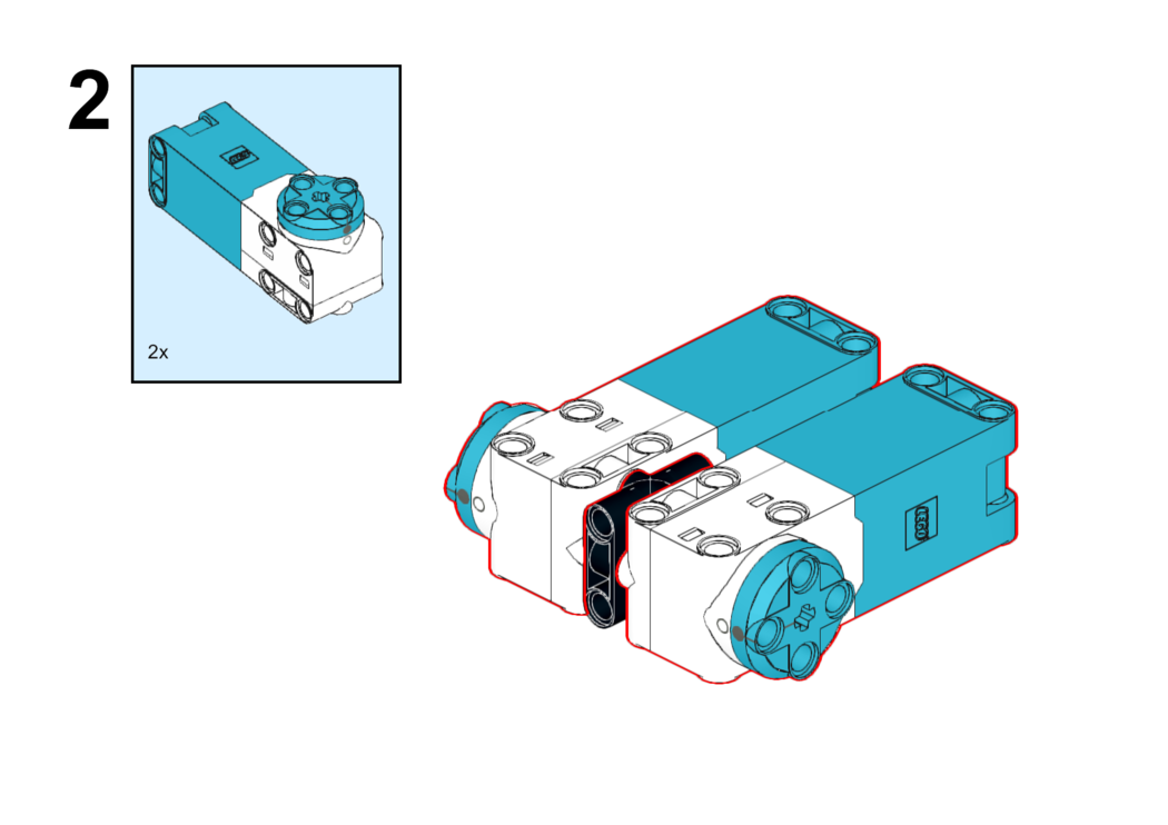 Spike Prime - Average Speed - Building Instructions - RoboWiki