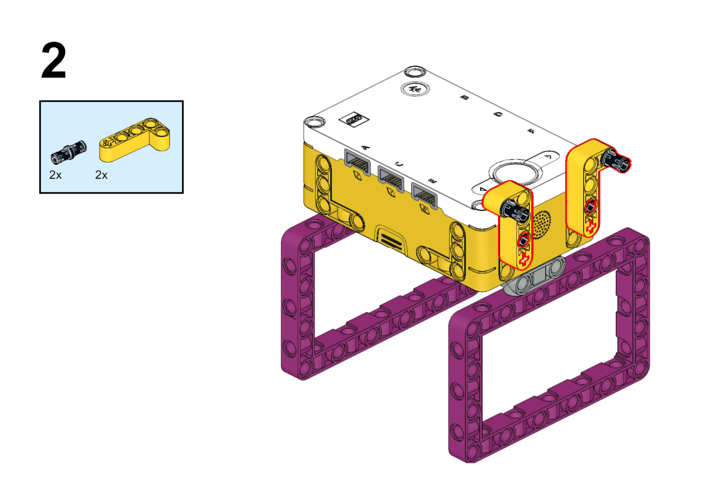 Spike Prime - Measuring Speed - Building Instructions - RoboWiki