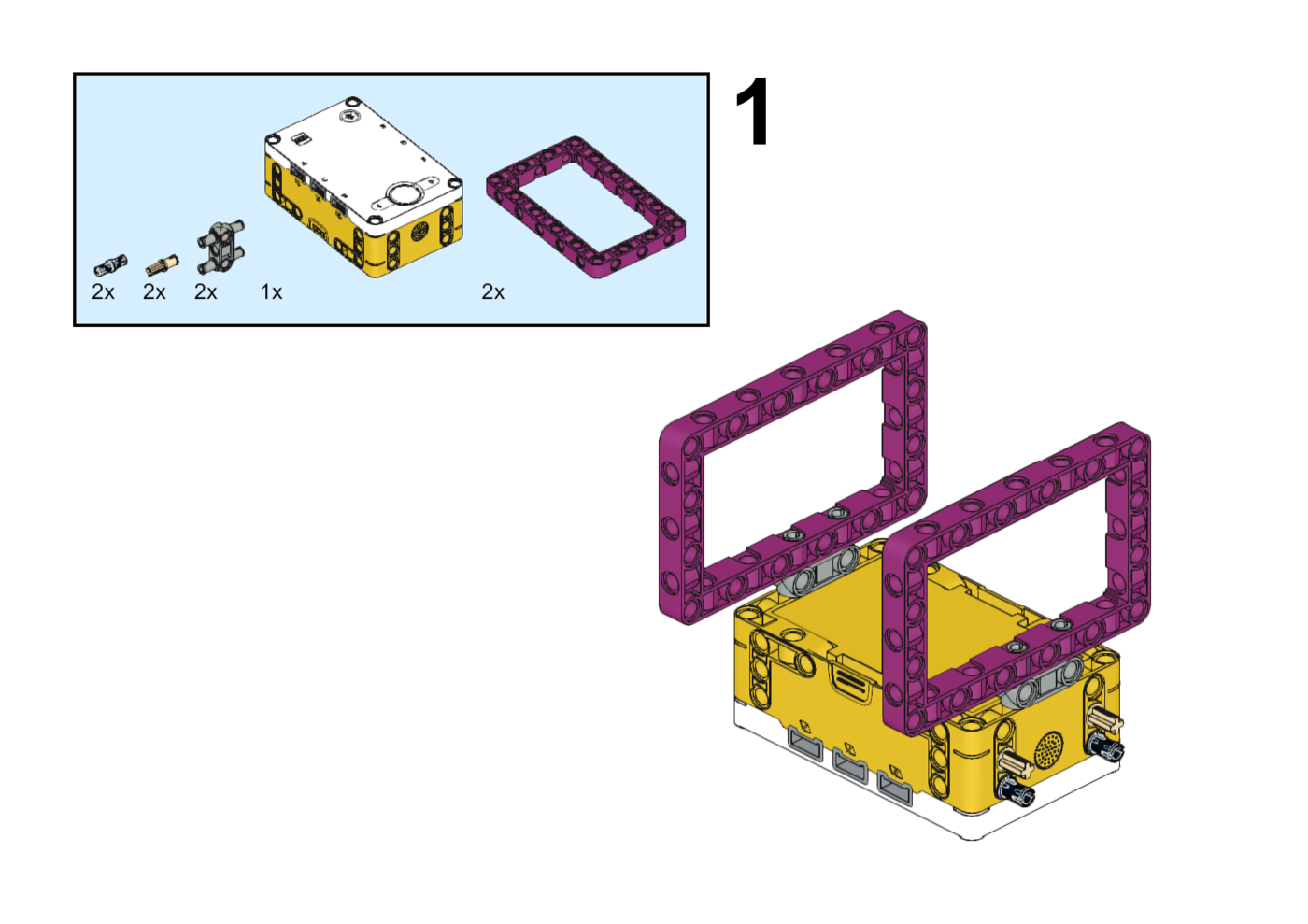 Spike Prime - Measuring Speed - Building Instructions - RoboWiki