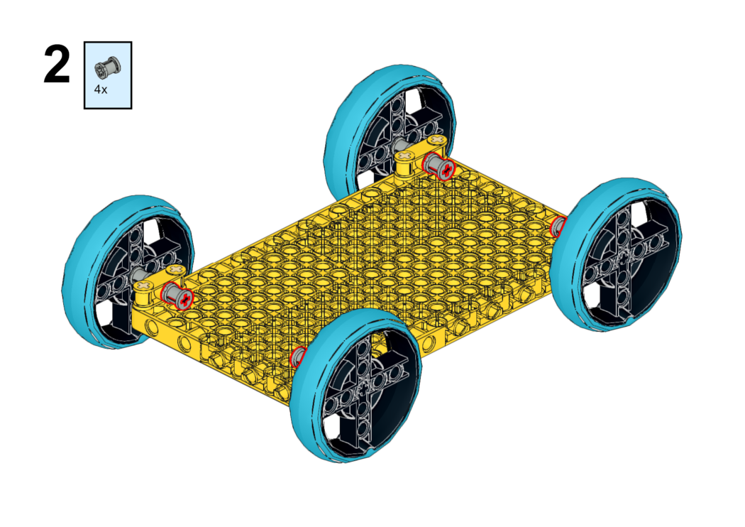 Spike Prime - Measuring Speed - Building Instructions - RoboWiki